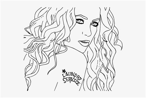 Shakira Coloring Pages