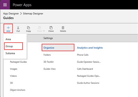 특정 Dynamics 365 Guides 사용자 집합에 대한 사용자 지정 탭에 가이드 목록을 표시합니다 Dynamics 365 Mixed Reality