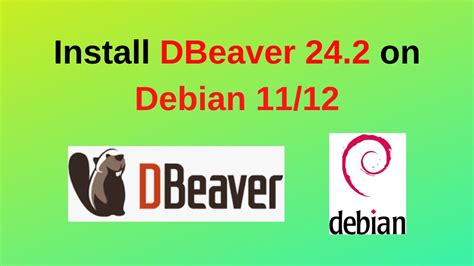 Install Dbeaver On Debian 242 For Mysql Install Dbeaver On Debian 12