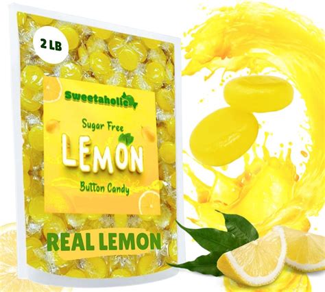 Sugar Lemon Drops Hard Candy 2 Pound