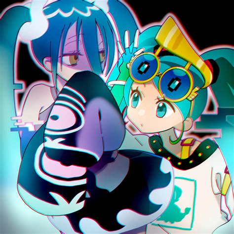 Hatsune Miku Ghost Miku And Normal Miku Pokemon And More Drawn By Matsuruchan Danbooru