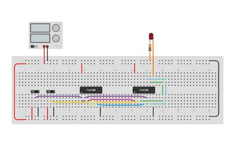 Circuit Design Xor Using Nand Gate Tinkercad