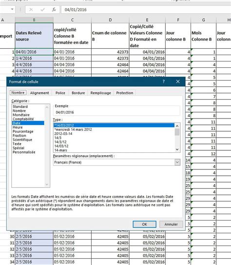 Impossible Mettre Des Dates Au Format Jjmmaaa Résolu