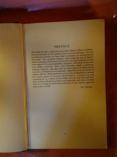 Niels Bohr And The Development Of Physics By Pauli W Editor Fair