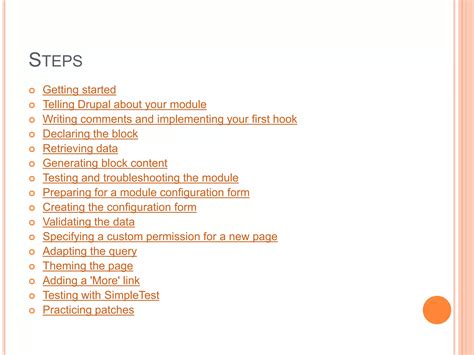 Creating Modules In Drupal Ppt