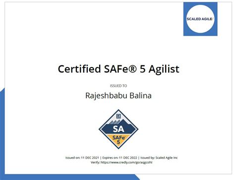 Rajesh Balina On Linkedin Safeagilist Scaledagile 12 Comments