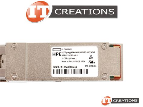 817040 B21 Hp Hpe 40gbe Xcvr Mpo Qsfp Sr4 Transceiver 4x10gbe