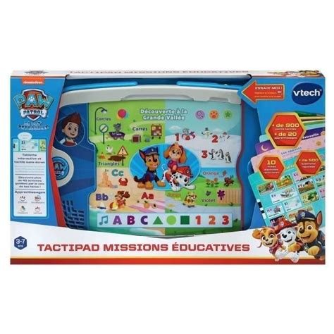 Vtech Paw Patrol Tactipad Educational Missions Paloma Tech