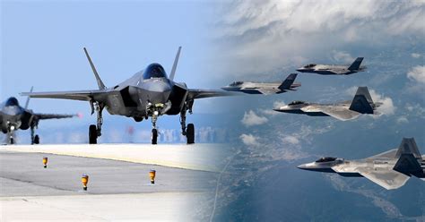 세계 최강 전투기 미 F 22 한반도서 F 35a와 연합훈련