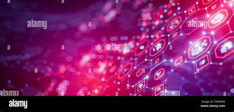 Neuro Interface Neuron Network Structure Background Data Background