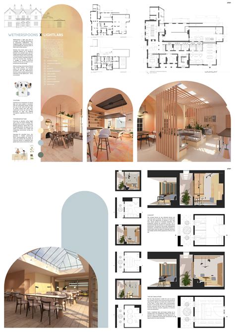Results Hybrid Coworking Interior Design Presentation Architecture Design Presentation