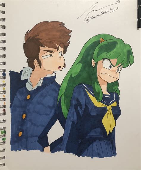 Ataru And Lum By Allansfirebird On Deviantart