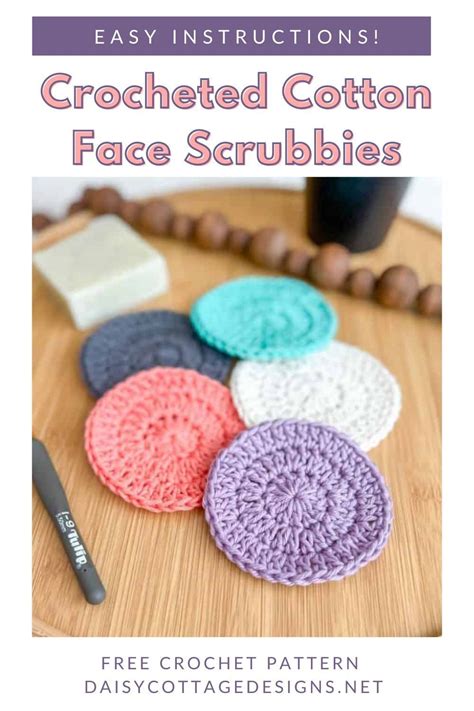 Free Pattern Cotton Face Scrubbies Artofit