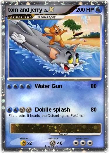 Pokémon Tom And Jerry 13 13 Water Gun My Pokemon Card