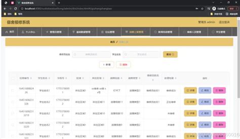 基于微信小程序的宿舍报修系统 毕业设计