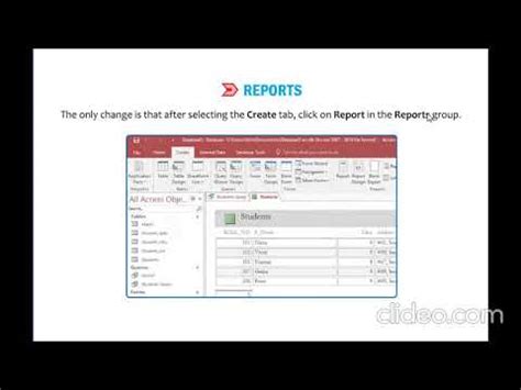 Working With Queries Forms And Reports Part 3 YouTube