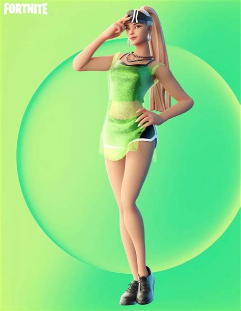 Summer Kyra Fortnite Concept 💚 Female Character Design Brunette