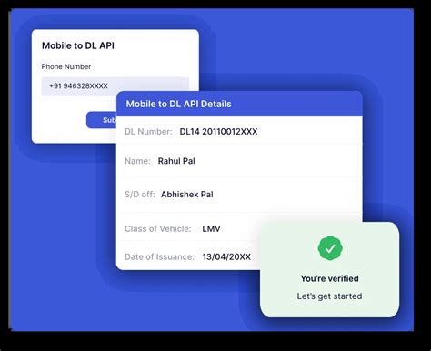 Mobile To Dl Api Surepass