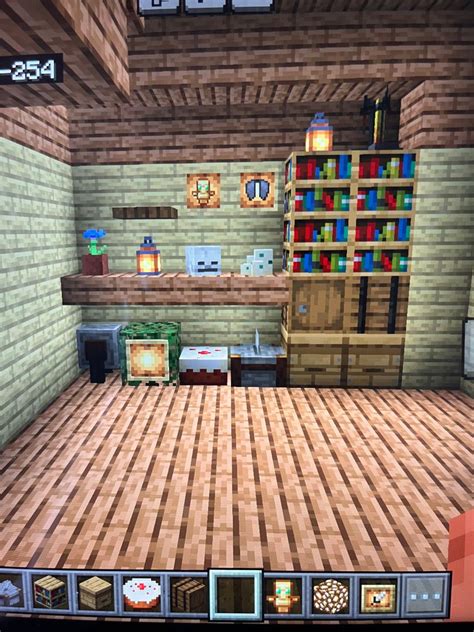 Minecraft Shelf Designs