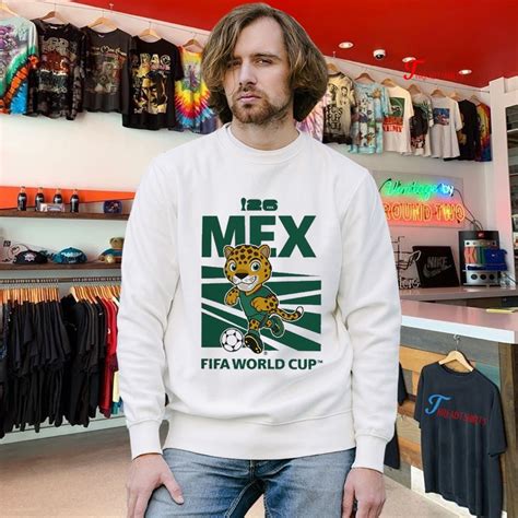 2026 World Cup Mexico Mascot T Shirt Hoodie Longsleeve Tee