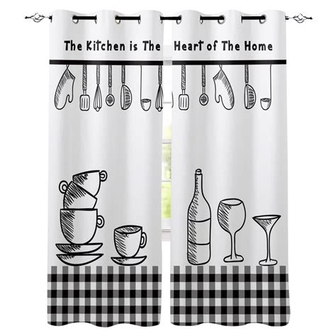 Kitchen Tile Pattern Curtains For Living Room Window Panels Bedroom
