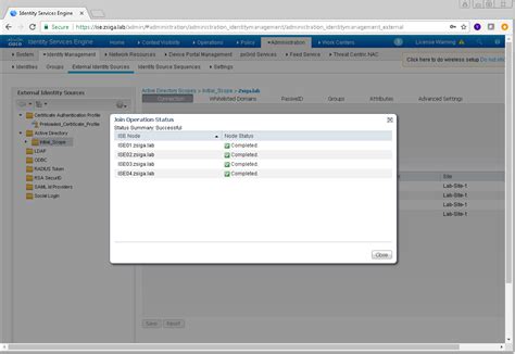 ZBISE Cisco ISE Adding The ISE Cluster To Active Directory Zigbits Where Zigabytes Are
