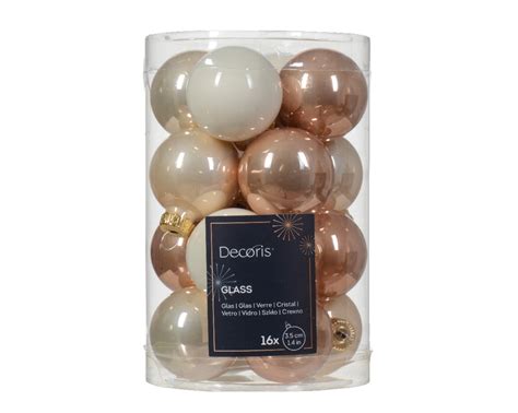 Decoris ნაძვის ხის სათამაშო ბურთები 16 ცალი Veli Store