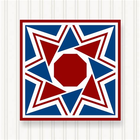 Barn Quilt Block 7 Beautiful Sizes Wall Art Decor Barn Quilt Sign