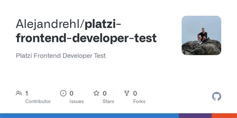 GitHub Alejandrehl Platzi Frontend Developer Test Platzi Frontend Developer Test