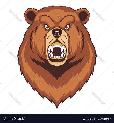 Angry Bear Head