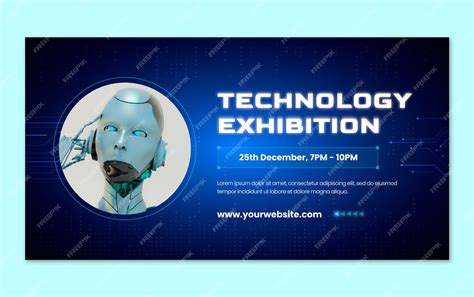 Free Vector Technology Template Design