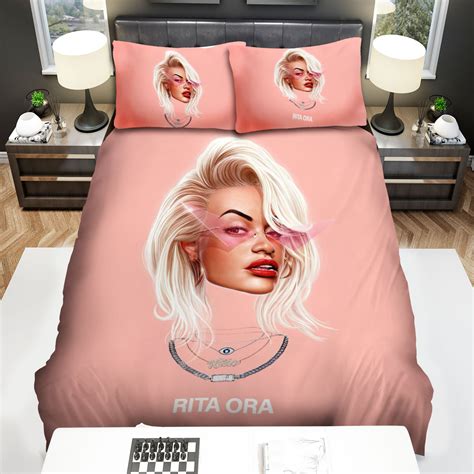 Rita Ora Glasses Duvet Cover Bedroom Sets Comfortable Bedding Sets