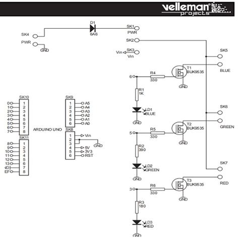 Arduino Led Strip Rgbw Velleman Shield Français Arduino Forum