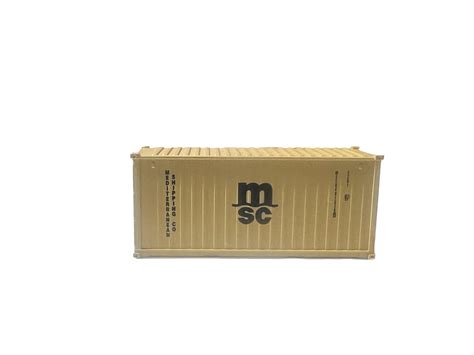 20 Shipping Container Msc E Trains