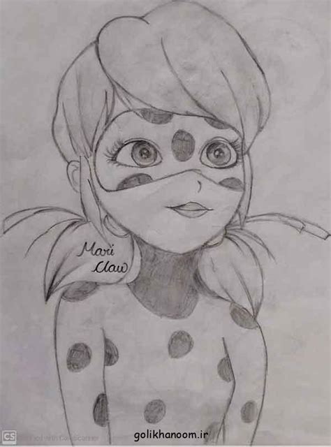 “نقاشی دختر کفشدوزکی” 2024؛ با طرح ها زیبا سه سوته کپی کن بکش گلی خانوم