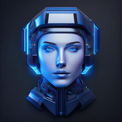 Premium Ai Image Ai Concept With Microprocessors And Robot Chips Ai Generated