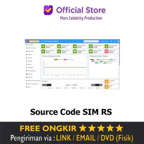 Jual Source Code Aplikasi Rumah Sakit Klinik Sim Rs Management Plus Web
