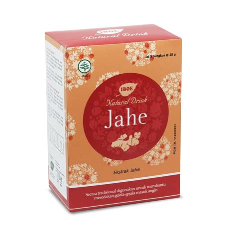Jamu Iboe Natural Drink Jahe 5ct 25 Gr