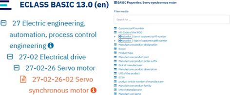 Product Properties Eclass Entry 27 02 26 02 Servo Synchronous Motor 7 Download Scientific