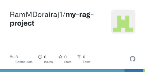 Github Rammdorairaj1my Rag Project