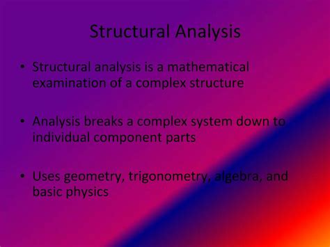 Ppt Structural Analysis Powerpoint Presentation Free Download Id