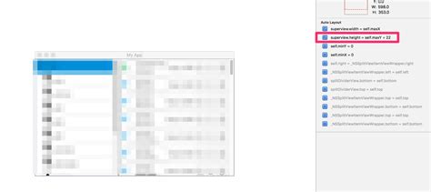 Macos Gap In Height Between Nssplitview And Its Superview Where Is