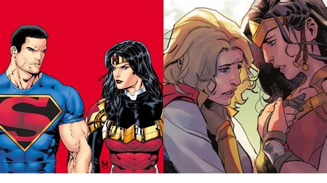 Wonderwoman And Superman In Love
