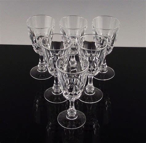Set Of 6 Cordial Glasses In The Pompadour Pattern From Its A Basketcase On Ruby Lane