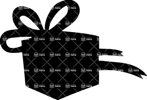 Present Silhouette At Getdrawings Free Download