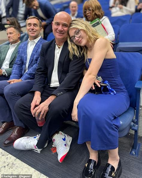 Andre Agassi And Steffi Grafs Daughter 21 Makes Unexpected Appearance With Father At Us Open