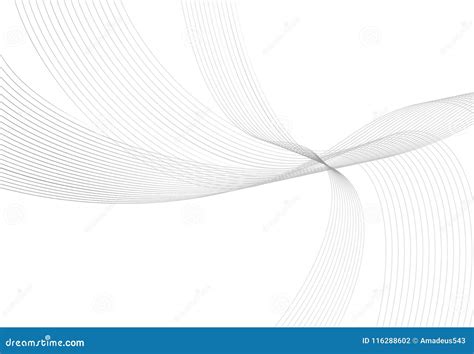 Business Background Lines Wave Abstract Flowing Stripe And Curve Stock