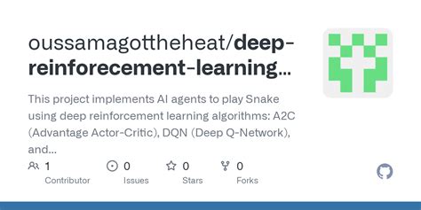 Github Oussamagottheheatdeep Reinforecement Learning Snake Game