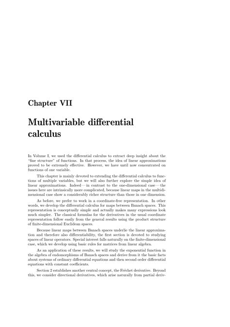pdf multivariable differential calculus