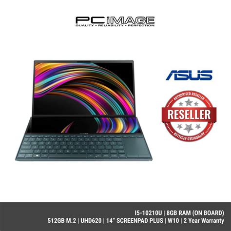 ASUS ZENBOOK DUO UX F ABM T CELESTIAL BLUE I U GB OB PCIE GB UHD FHD W